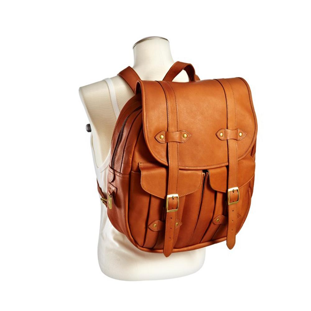 Vintage Style Leather Rucksack