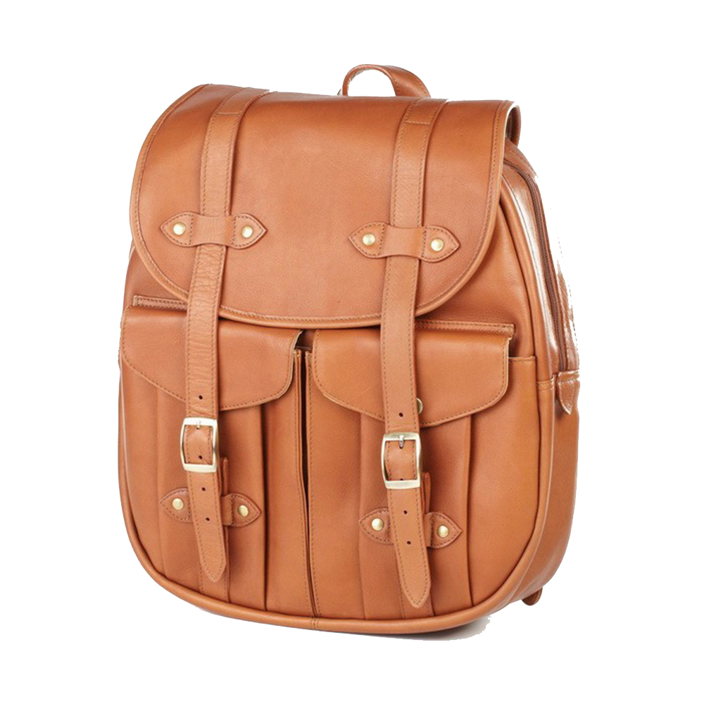 Vintage Style Leather Rucksack