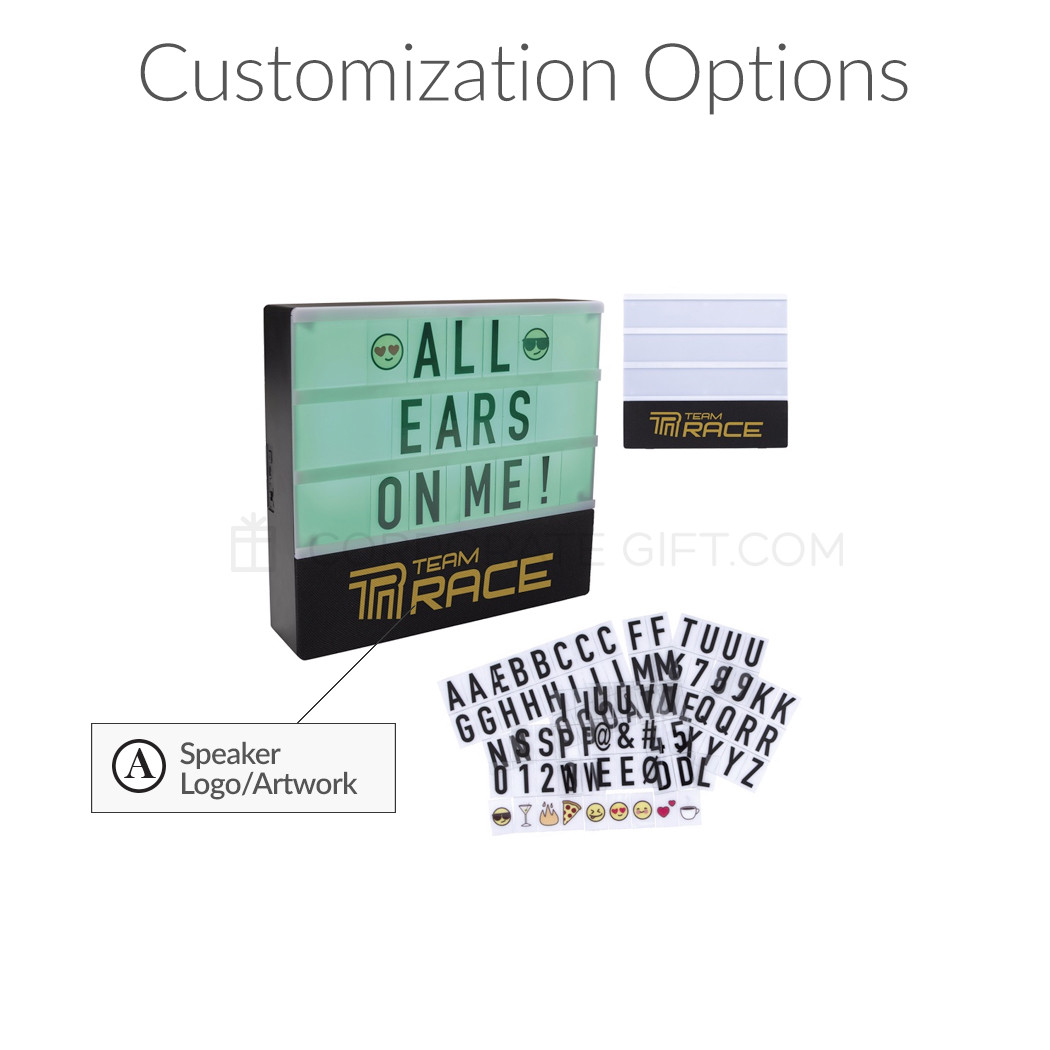 Custom LED Message Board with Bluetooth® Speaker