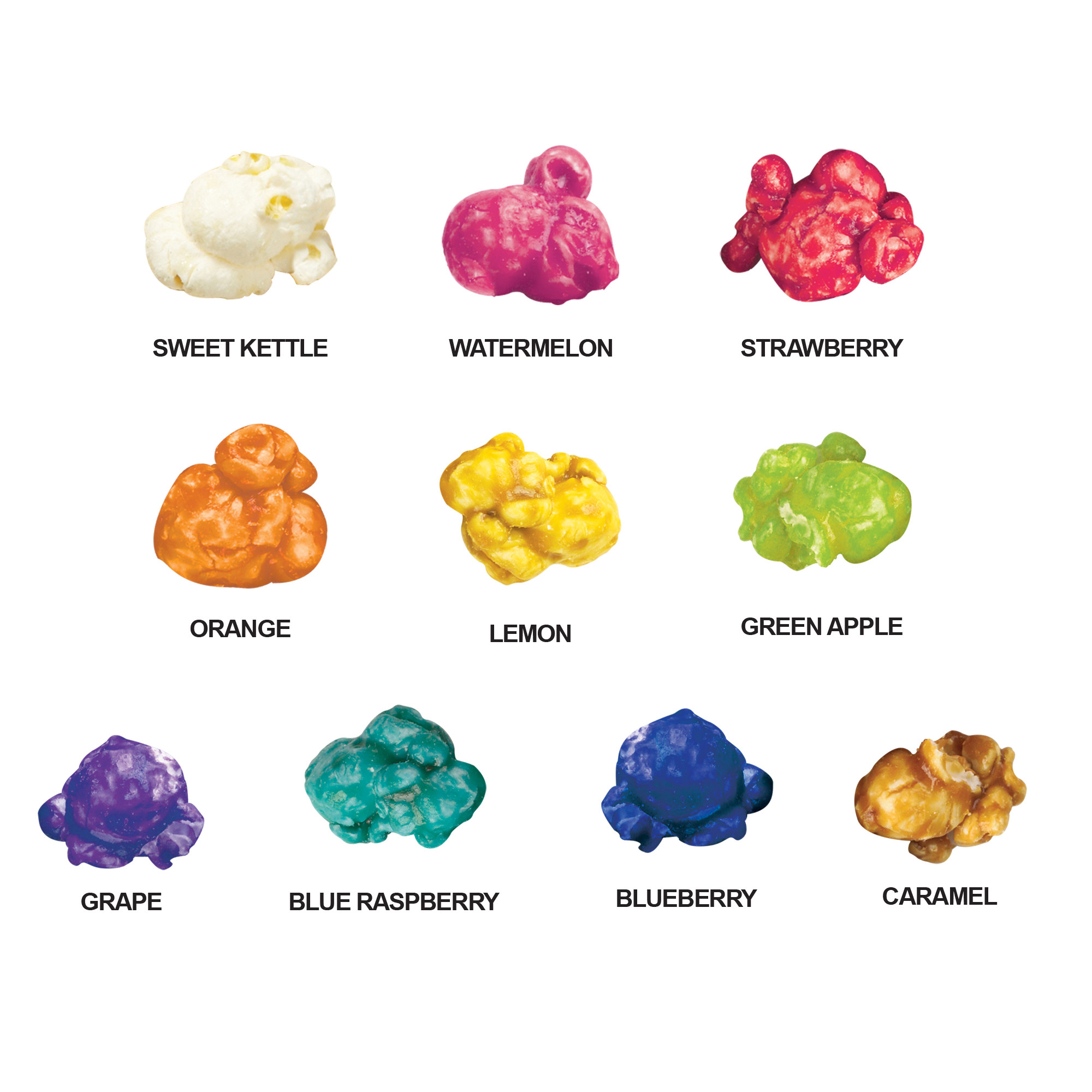 Your Brand Color Popcorn in Custom Gift Bag